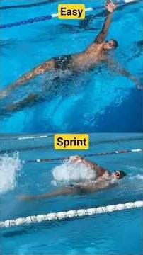 Backstroke Easy and Sprint – Control the Swimming Technique