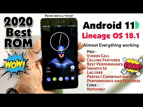 Best Custom ROM for Redmi Note 4 |Android 11 Lineage OS 18.1 2020 Best ROM