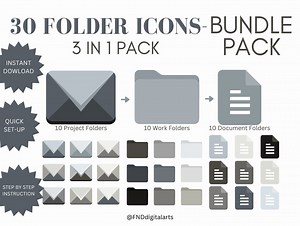 Grey Folder Icons Bundle Pack 30 Icons for Mac and Windows Desktop Organiser Grey Laptop Aesthetics Digital Icons Customisable Icons for Mac - Etsy Canada