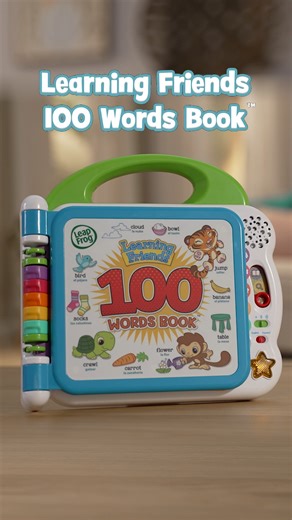 LeapFrog USA on Instagram: "When it comes to first words, we wrote the book 📗 Learning Friends 100 Words Book teaches kids 100+ beginner words, speaking them aloud with just a touch of the page - in English AND Spanish! #LeapFrog #EverythingStartsWithReading #GiftIdeas"