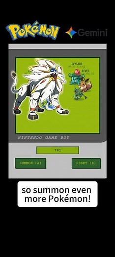Pokémon Park mini-game Ver.2 by Gemini 3 - summon a specific Pokémon