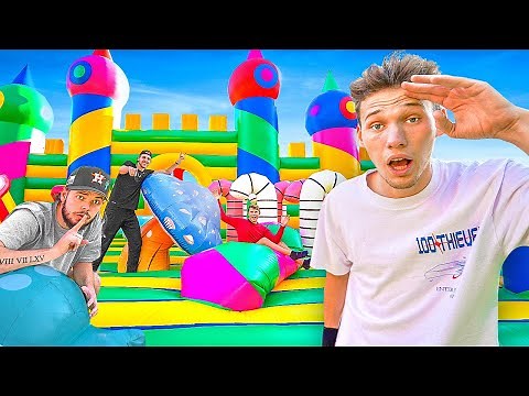 EXTREME Hide and Seek in World's Largest Inflatable