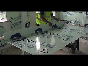 How to fit hygienic wall cladding | Thermoforming a panel