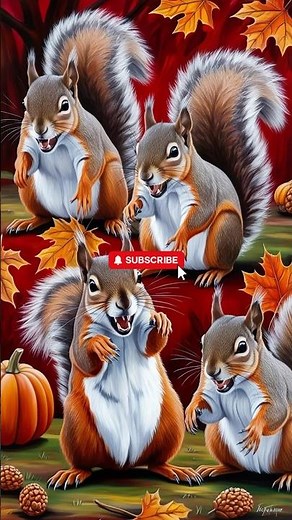 Squirrels Unleash the Unexpected: Nature's Tiny Predators! #wildworldwonders