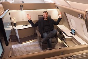 It's safe to say this is the most over-the-top, extravagant and luxurious first class cabin in the sky. Seriously. | The Points Guy