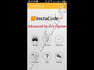 InstaCode Live Searching for Lexus Key Code by The Advanced Search Option By Insta-Code Live