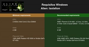 Alien: Isolation Requisitos Mínimos e Recomendados 2025 - Teste seu PC 🎮