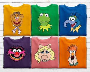 Funny the Muppets Shirt, the Muppets Shirt, Kermit the Frog Shirt, Mrs Piggy Shirt, Fozzie Bear Shirt, Disney Shirt Gift for Men and Women - Etsy