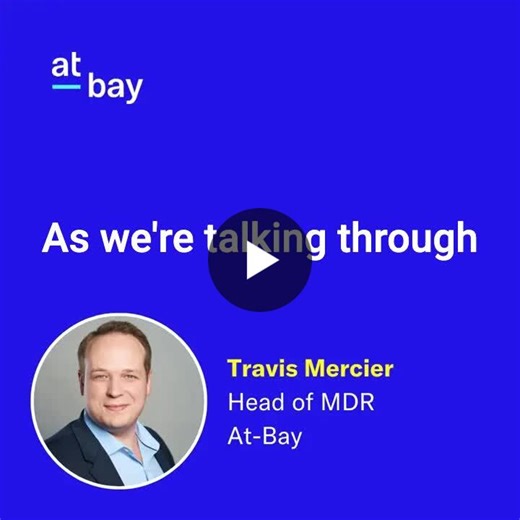 Remember that old LifeLock commercial where a bank is being robbed and the security monitor says, I m not a security guard, I just monitor ? Most businesses have security tools: firewalls… | At-Bay