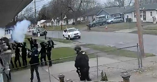 New video of Ohio police raid