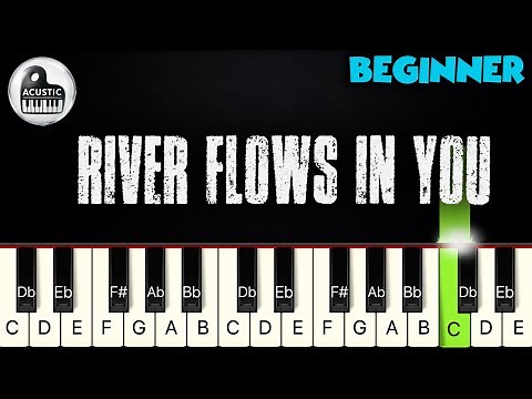 River Flows In You - Yiruma | BEGINNER PIANO TUTORIAL by Betacustic