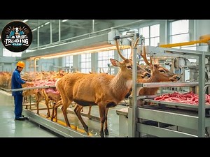 How Million of Deers Are Processed - Amazing Deer Farming For Antler & Meat