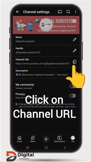 How to Copy YouTube Channel Link on Phone 📱 (Easy Method)