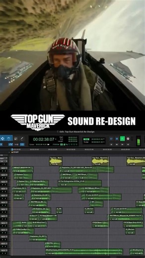 🔊 Sound re-design for Top Gun: Maverick 📷 instagr.am/soundsdesigned ▶️ avid.com/pro-tools #sounddesign #timeline #daw #topgun #maverick #soundengineer #protools #soundeffects #avidprotools #soundredesign #avid #avidcreator | Avid