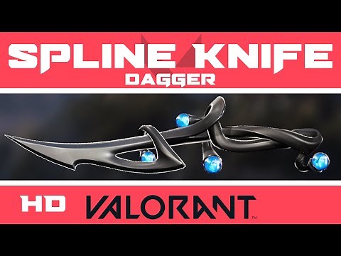 Spline Knife | VALORANT Melee Skin (Dagger) | Skins HD Showcase