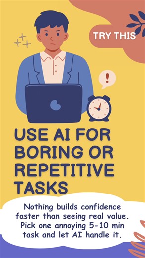 It’s all about getting comfortable with technology- this page is all about baby steps. My audience isn’t the guy who knows all the excel shortcuts or can write a line of SQL code. My audience is YOU, the every day, exhausted, overstimulated mom or dad who just needs a little taken off their plate. Let me help you learn to do that for yourself. #learn #ai #busy #newyear #newskills