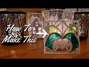 DIY Miniature Stained Glass Window Out Of Plastic - How To.