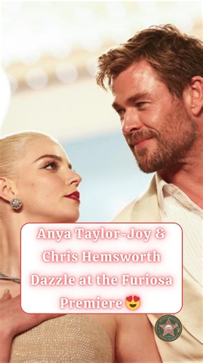 Anya Taylor‑Joy & Chris Hemsworth Dazzle at the Furiosa Premiere 😍 #chrishemsworth #anyataylorjoy