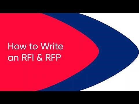 How to Write an RFI & RFP
