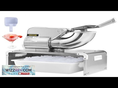 VEVOR Ice Crushers Machine 661lbs Per Hour Electric Snow Cone Maker