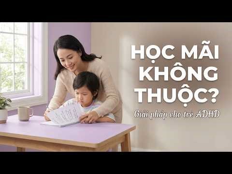 Cách Học Thuộc Lòng Đúng Từng Chữ Cho Trẻ ADHD | Phương Pháp Giúp Con Tập Trung & Nhớ Lâu