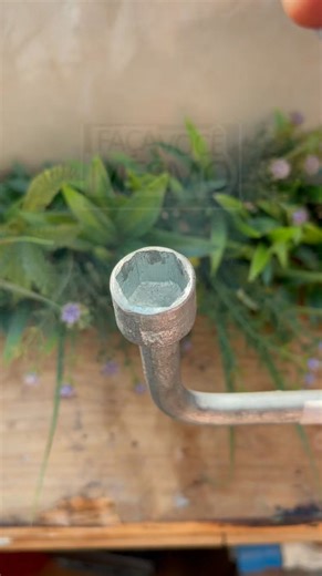 124K views · 237 reactions | The wrench and hot glue trick that looks like magic The “invisible hole filler” #USA #WoodworkingHack #PerfectFinish | Home Tricks | Facebook