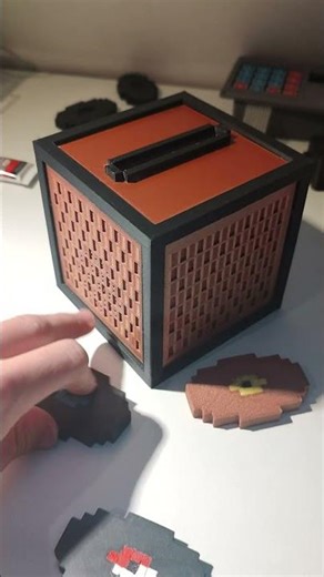 Working MINECRAFT Jukebox #irl #fromgame #minecraft #jukebox #3dprinting #arduino #electronic