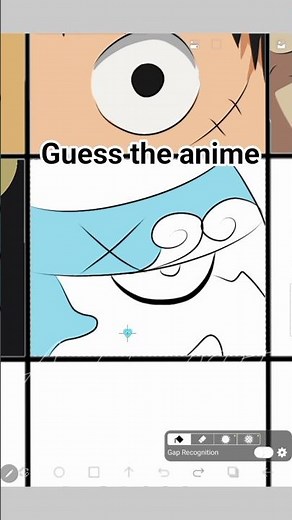 Drawing one piece characters eyespt-12#naruto#anime#animeart#digitalart#ibispaintx#onepeice #shorts