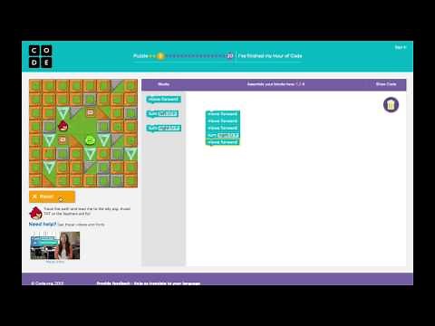 Hour of Code Angry Birds Code Game