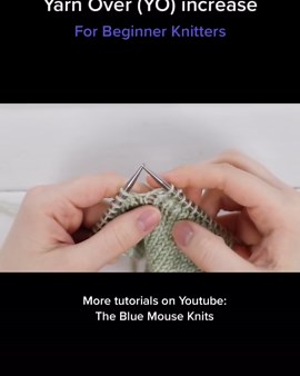 Knitting Tutorial for Beginners: Learn with the Blue Mouse