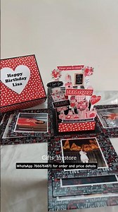 Butterfly Surprise Photo Explosion box for birthday 🎂🎉#gift #birthday #handmade #happybirthday #love