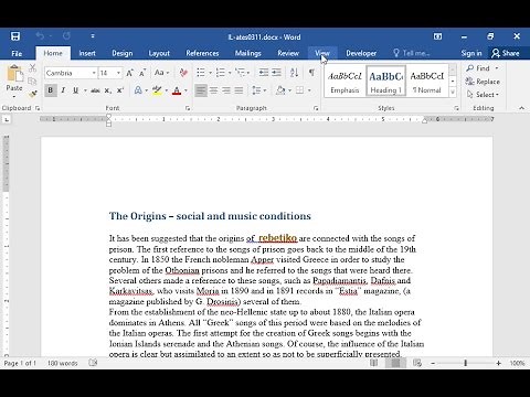 Demote the paragraph, with paragraph style Heading 1 (Level 1), to Heading 2 (Level 2).