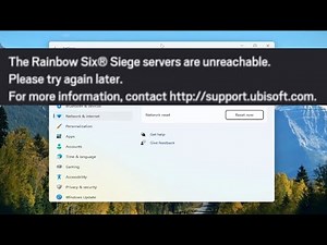 How To Fix Rainbow Six Siege Server Connection Error Code 3 0x0001000b In Windows 11 [Tutorial]