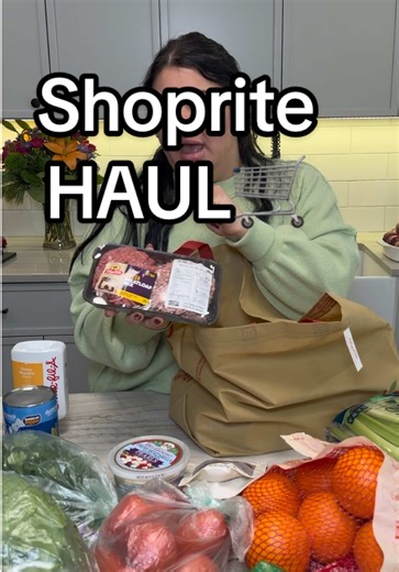 5 minute shoprite #haul ❤️🎉 #fyp #foryoupage #momsoftiktok #food | Food Haul