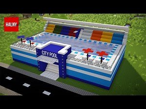 How to build a city pool in Minecraft