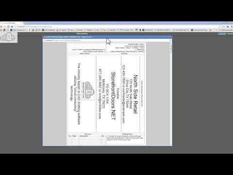 Roll up Feature (Storefront CAD Shop Drawings & Door Schedules)
