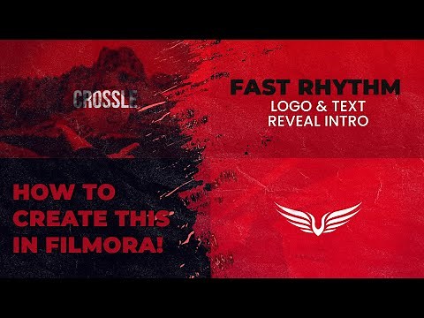 Fast Rhythm Slideshow Revealing Intro in Filmora 12
