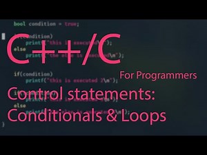 C++/C programming tutorial 4: Flow control | if-else, switch, for, while, break, continue, goto