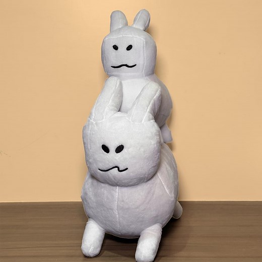 Gubby Plushie Roblox Meme Rabbit Plush Forsaken - Etsy