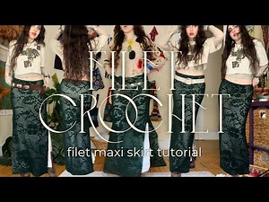 Filet Crochet Skirt Tutorial | reading charts, techniques & troubleshooting