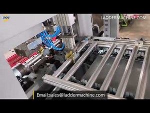 Aluminium Ladder Making Machine with automatic squeezing for round rungs