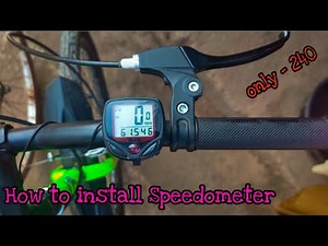 How to install cycle speedometer in any cycle