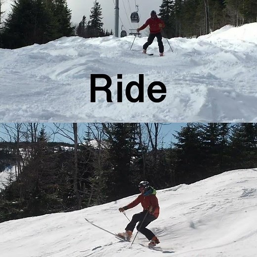 How to Telemark in Moguls Part 1/3 - the 3 lanes #shorts