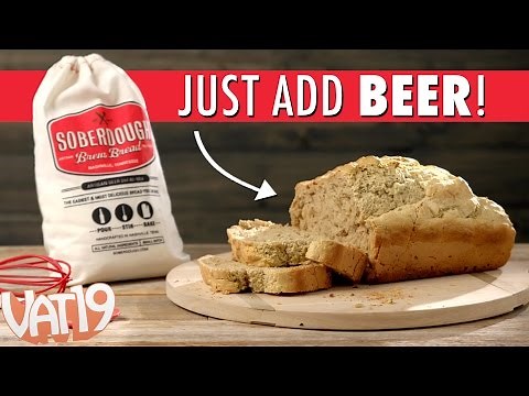 Soberdough Mix + Beer = The easiest, most delicious beer bread