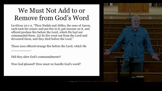 1-21-26 Ken Forrest "How to Conduct a Personal Bible Study" | Booneville Church of Christ