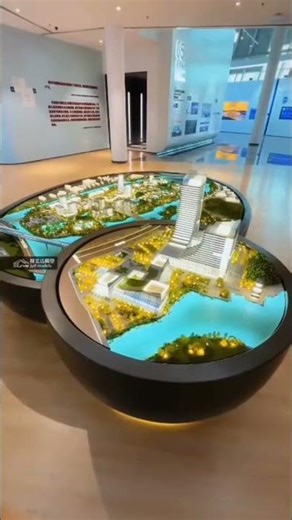 Unigue design, artist's new works, Alintelligent industrial park regional plan.