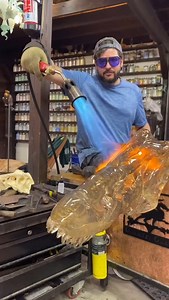 10K views · 1.3K reactions | 2024 was a year for the books! Taking a quick look back at some of our favorite glassy moments Unveiling the start of a new 24K prehistoric series with a teaser debut @visitnorfolkva repping the @chryslermuseum as they get ready for their grand opening of the new glass studio in the coming months. #art #glassart #artbasel #murano #prehistoric #dinosaur #trex #luxury #drip #bentley #astonmartin #rollsroyce | Garmezy Glass | Facebook