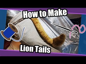 //Tutorial #58// Lion Tails For Fursuits & Cosplay + PDF Pattern