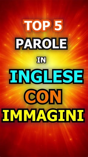 INGLESE FACILE per PRINCIPIANTI con PRONUNCIA #inglesefacile #vocabolarioinglese #pronunciainglese