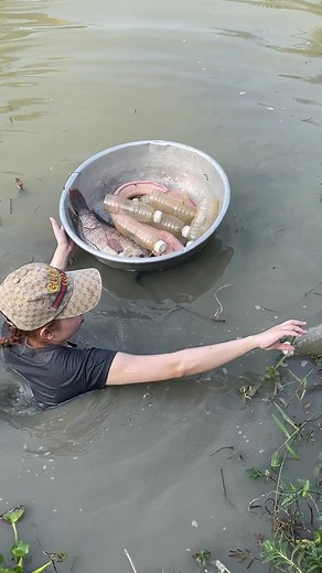 2.1M views · 10K reactions | Amazing Fish Trapping Skills | Survival with Emma | Facebook